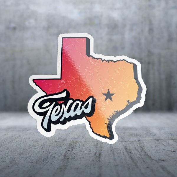 Sticker Pack | 11205 - Bright Gradient - Texas