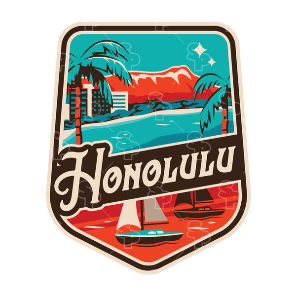 Sticker Pack | 11907 - Deco Icons - Honolulu