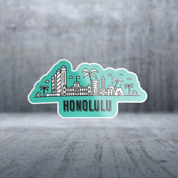 Sticker Pack | 11945 - Aqua Hand - Honolulu