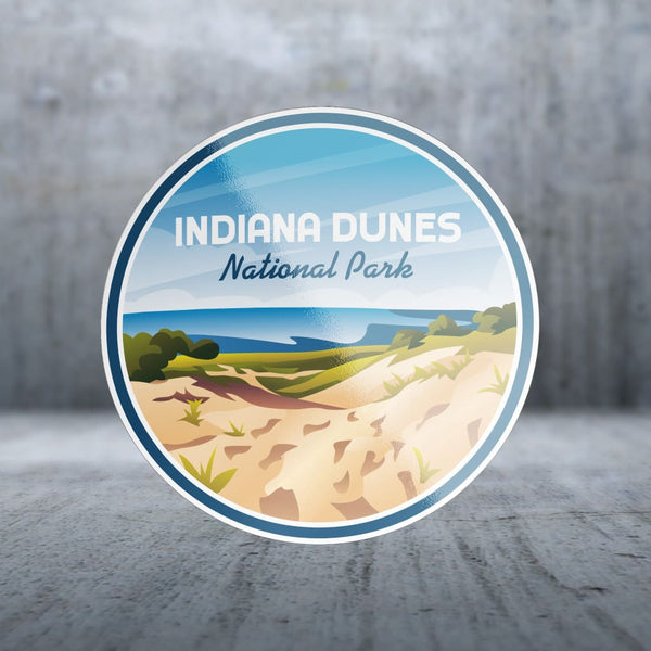 Sticker Pack | 18368 - Crispy Circle - Indiana Dunes
