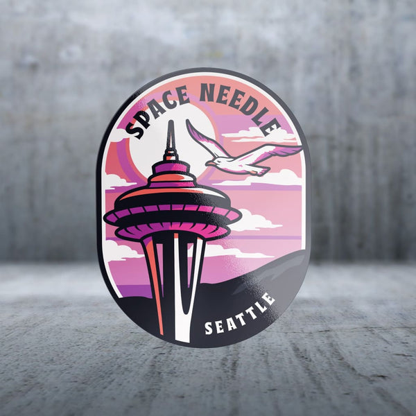 Sticker Pack | 19049 - Space Needle - Seagull Flying