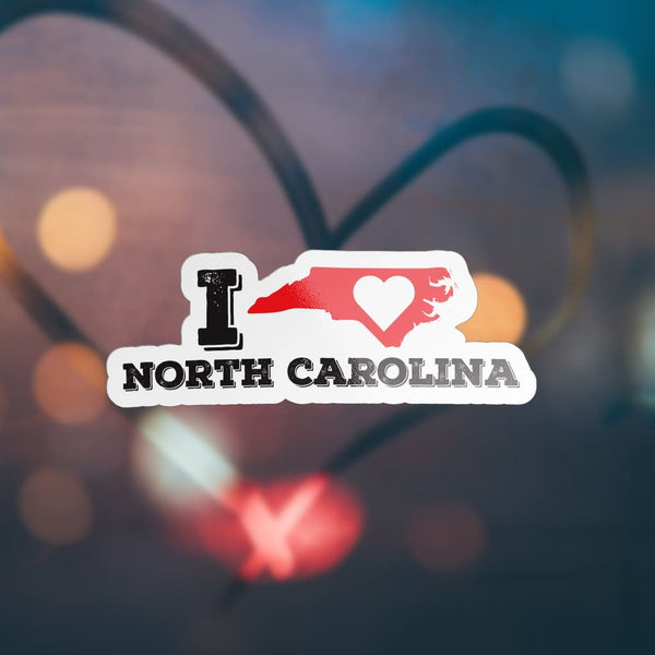 Sticker Pack | 2790 - I Love State - North Carolina