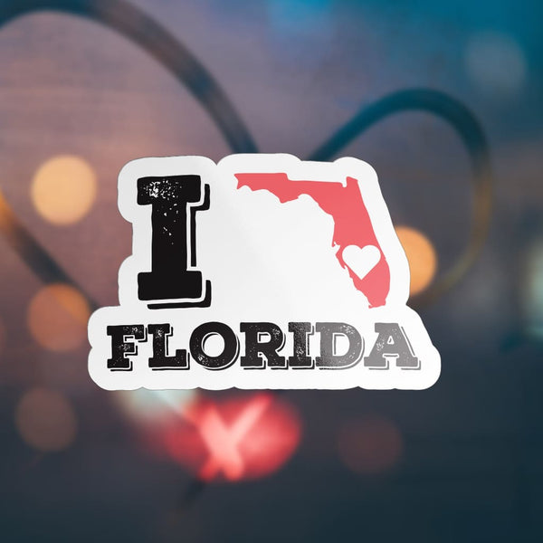 Sticker Pack | 2794 - I Love State - Florida