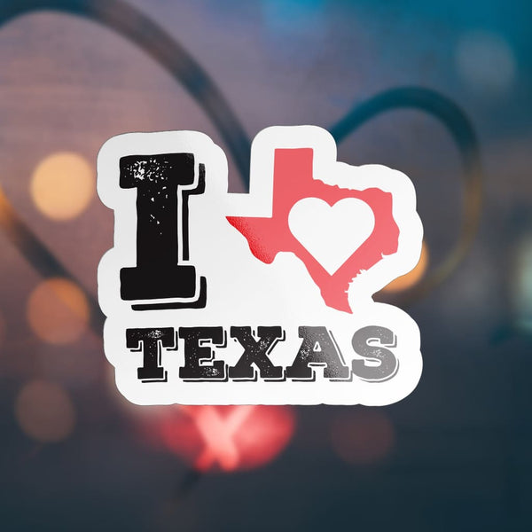 Sticker Pack | 2800 - I Love State - Texas