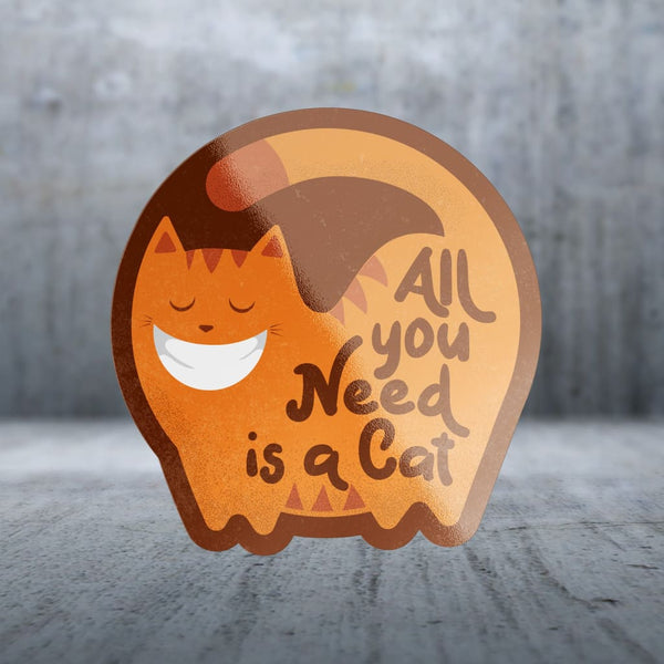 Sticker Pack | 10198 - Cat Sayings - All You Need Is Cat