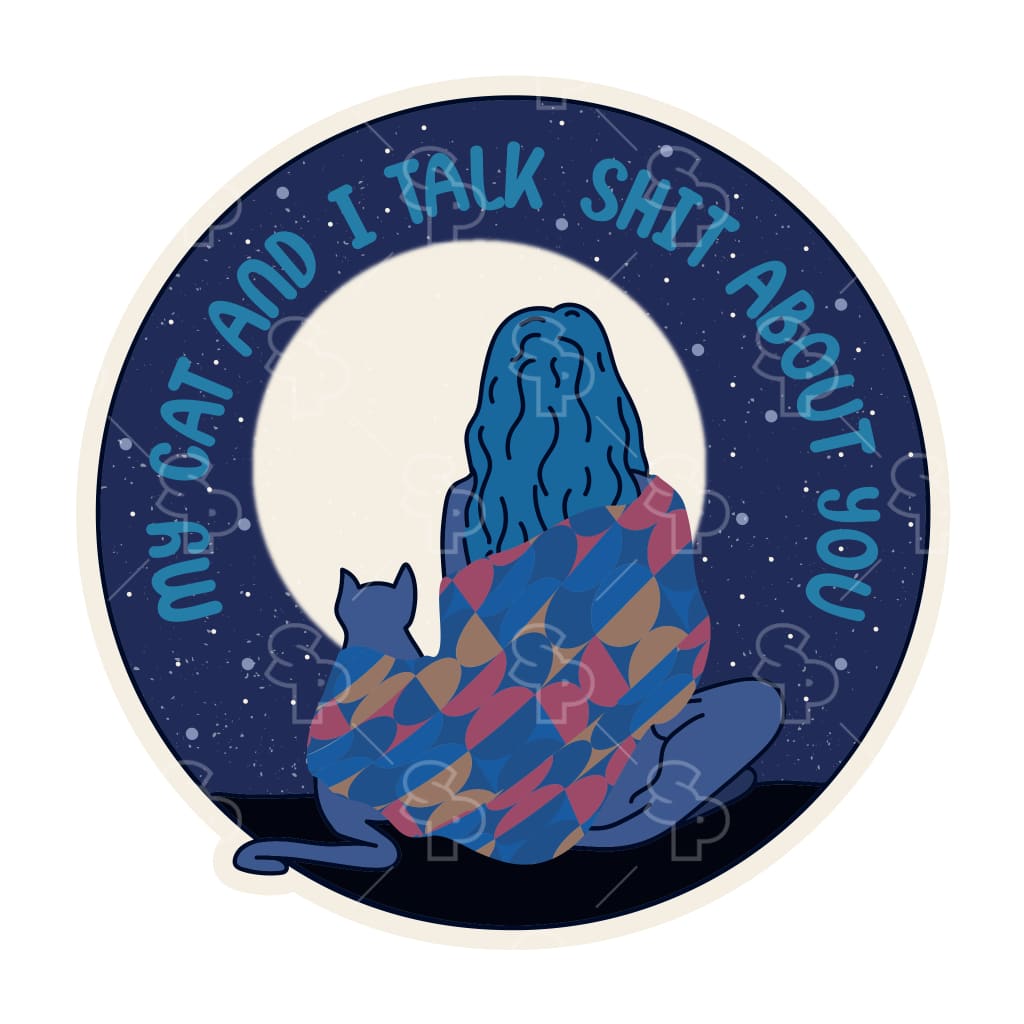 Sticker Pack | 10229 - Cat Sayings - Talking Shit