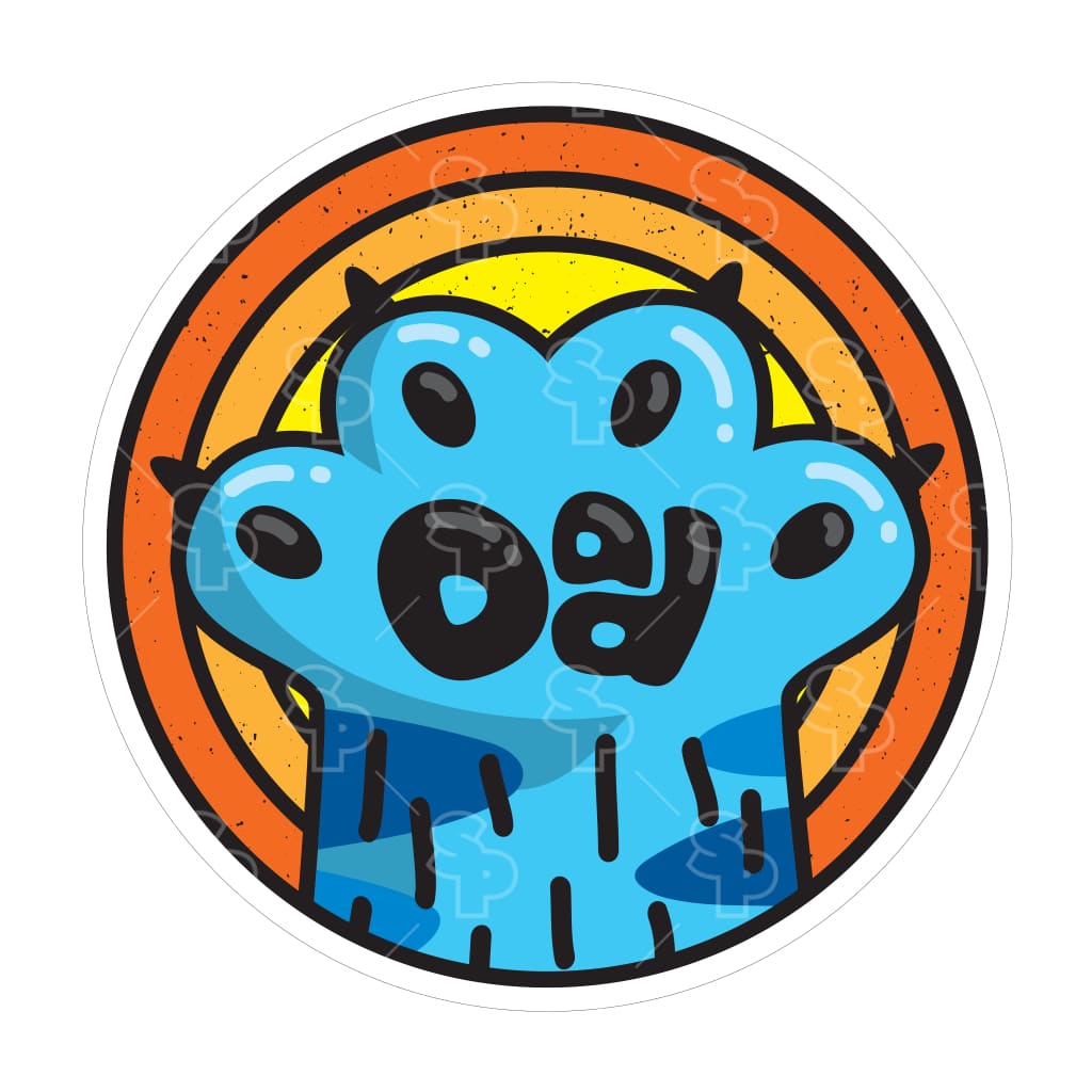 Sticker Pack | 10235 - Cat Sayings - Dad Paw