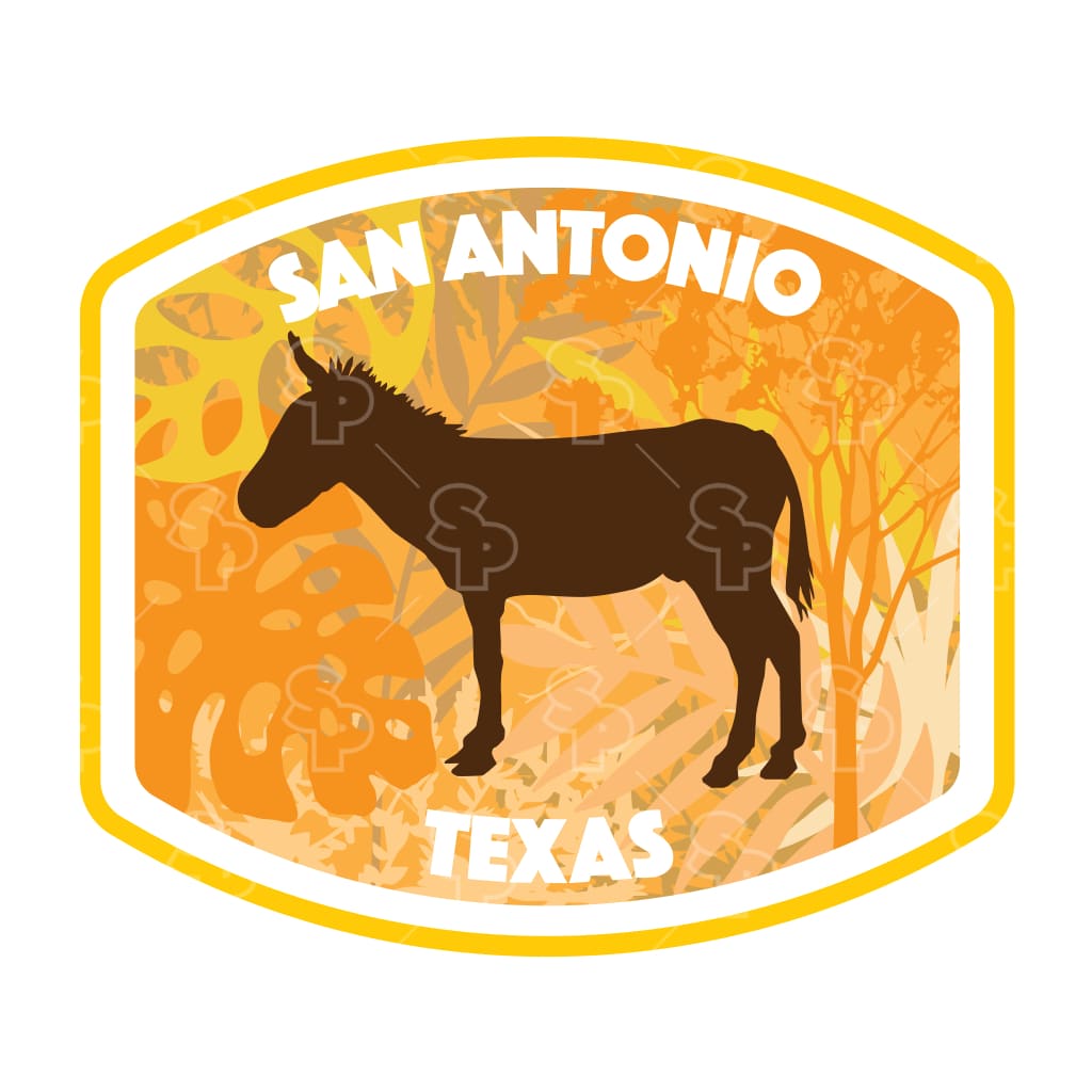 Sticker Pack | 10509 - Zoo Patterns - Donkey