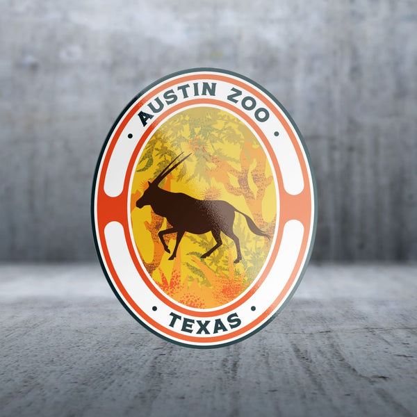 Sticker Pack | 10627 - Animal Oval - Arabian Oryx