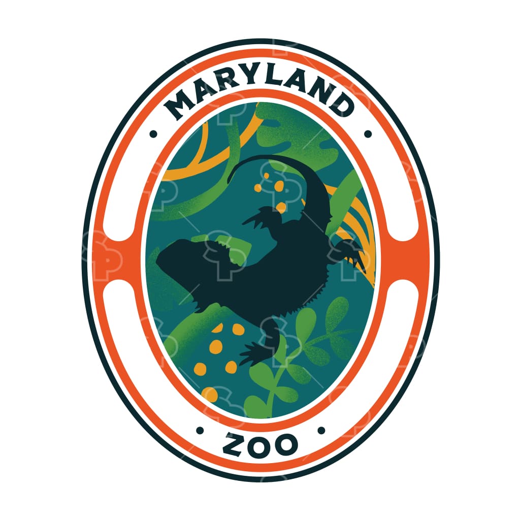 Sticker Pack | 10630 - Animal Oval - Bearded Dragon