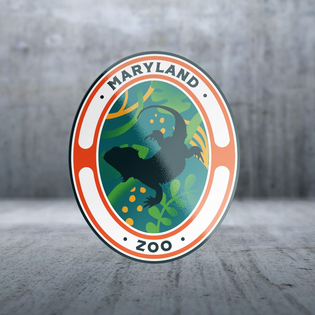 Sticker Pack | 10630 - Animal Oval - Bearded Dragon