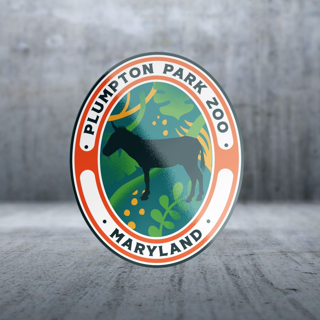 Sticker Pack | 10647 - Animal Oval - Donkey