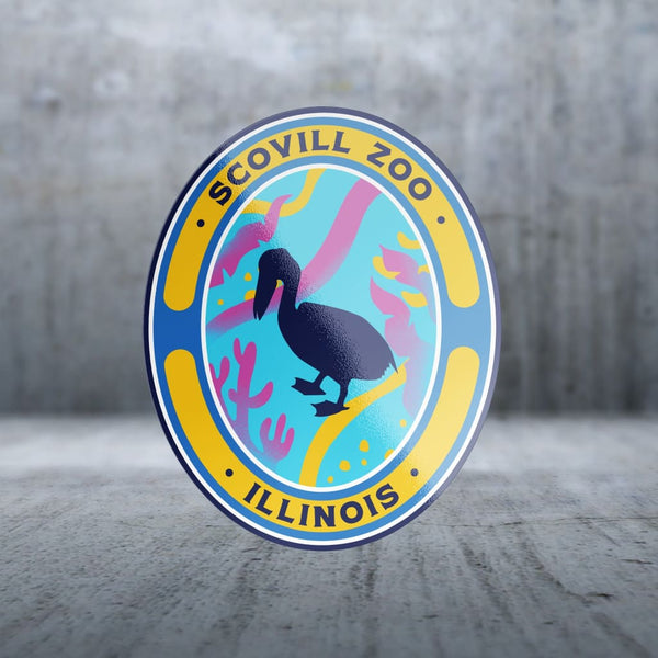 Sticker Pack | 10677 - Animal Oval - Pelican