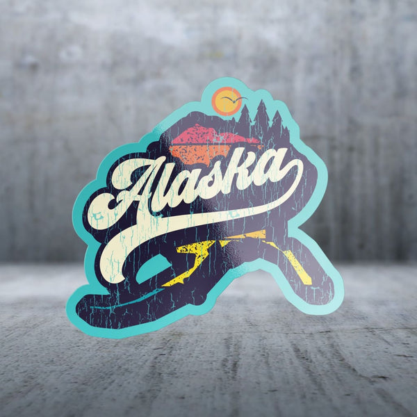 Sticker Pack | 10830 - Gritty Retro States - Alaska