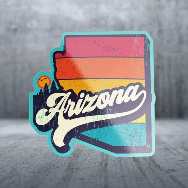 Sticker Pack | 10848 - Gritty Retro States - Arizona
