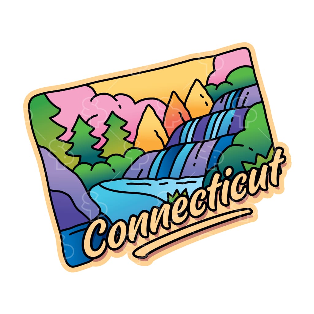 Sticker Pack | 10910 - Bright State - Connecticut