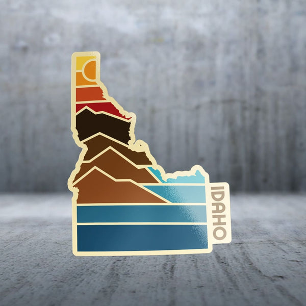 Sticker Pack | 10932 - Retro Color Line - Idaho