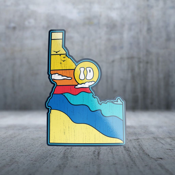 Sticker Pack | 10938 - Gradient Colors - Idaho