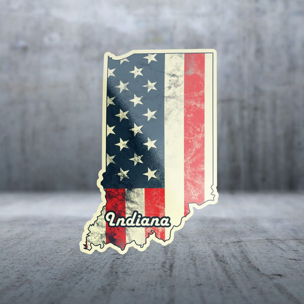 Sticker Pack | 10955 - Patriotic Texture - Indiana