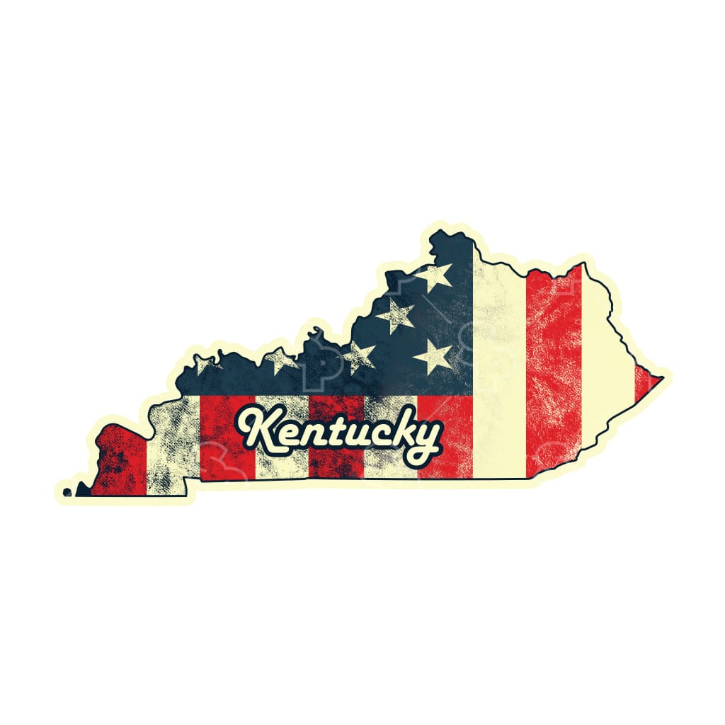 Sticker Pack | 10980 - Patriotic Texture - Kentucky
