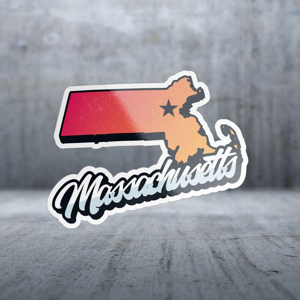Sticker Pack | 11010 - Bright Gradient - Massachusetts