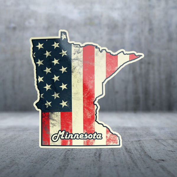 Sticker Pack | 11028 - Patriotic Texture - Minnesota