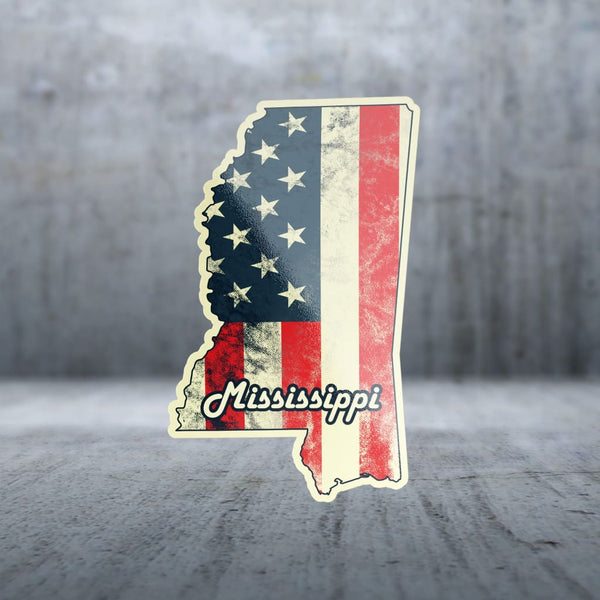 Sticker Pack | 11037 - Patriotic Texture - MIssissippi