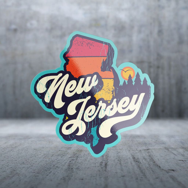 Sticker Pack | 11083 - Gritty Retro States - New Jersey