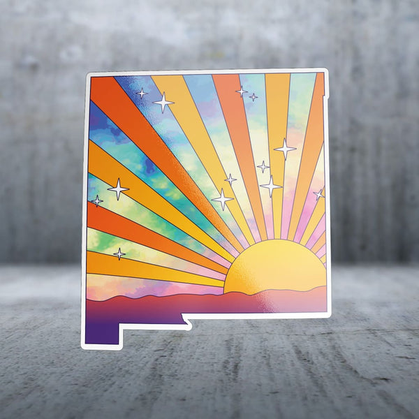 Sticker Pack | 11098 - Watercolor Sunburst - New Mexico