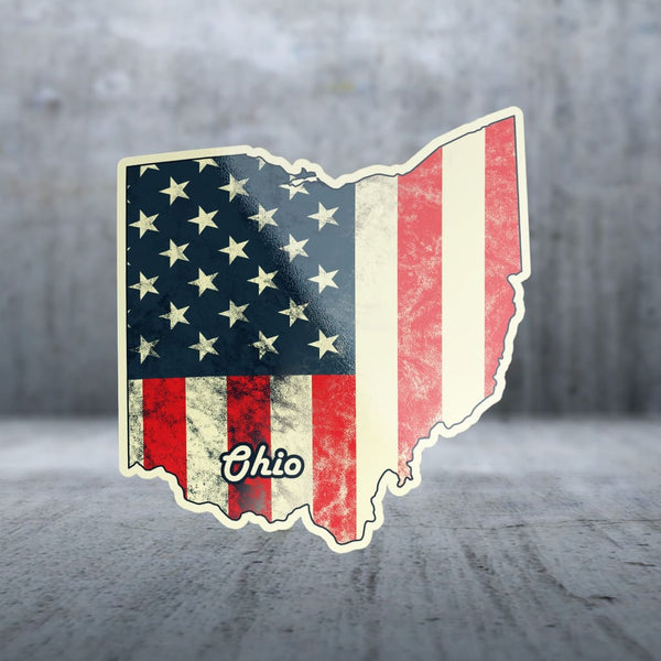 Sticker Pack | 11135 - Patriotic Texture - Ohio