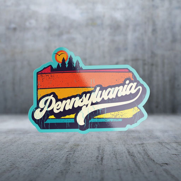 Sticker Pack | 11155 - Gritty Retro States - Pennsylvania