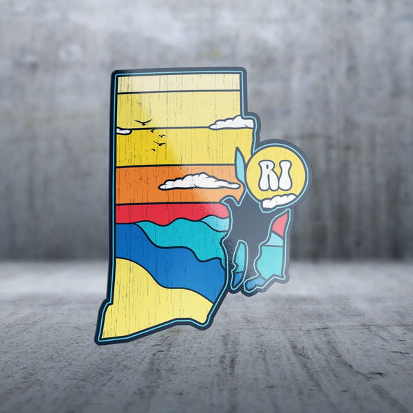 Sticker Pack | 11172 - Gradient Colors - Rhode Island