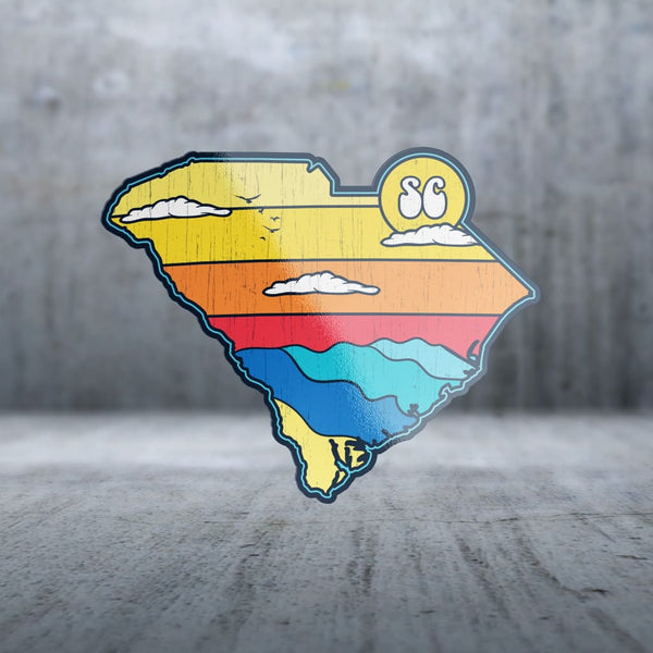 Sticker Pack | 11181 - Gradient Colors - South Carolina