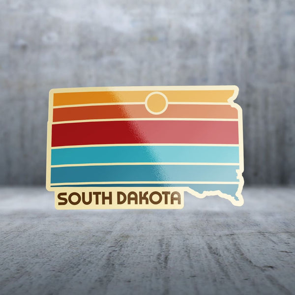 Sticker Pack | 11184 - Retro Color Line - South Dakota