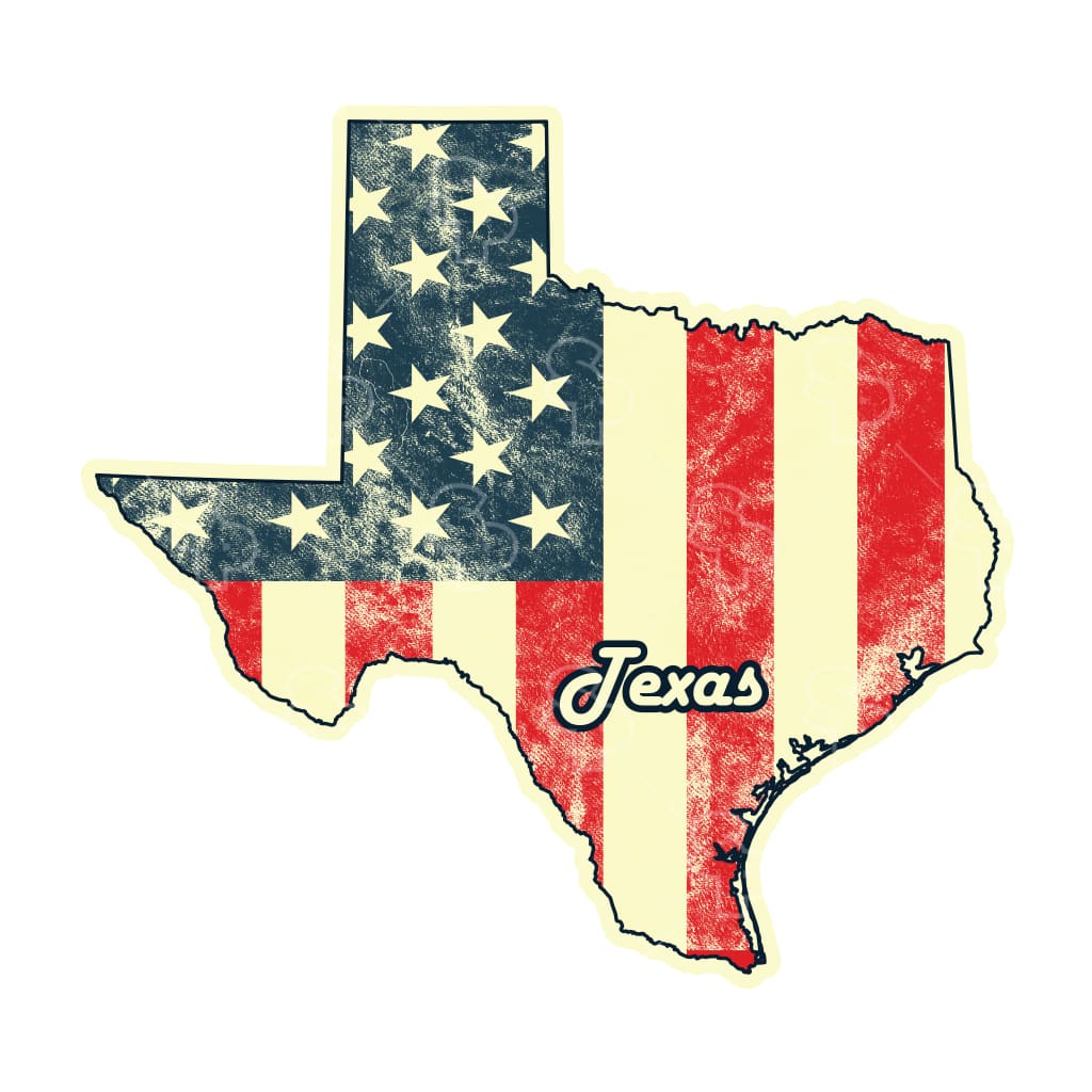 Sticker Pack | 11207 - Patriotic Texture - Texas
