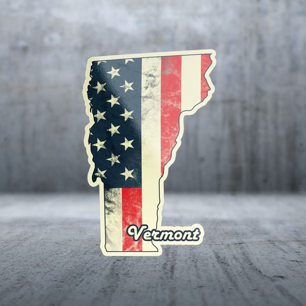 Sticker Pack | 11225 - Patriotic Texture - Vermont