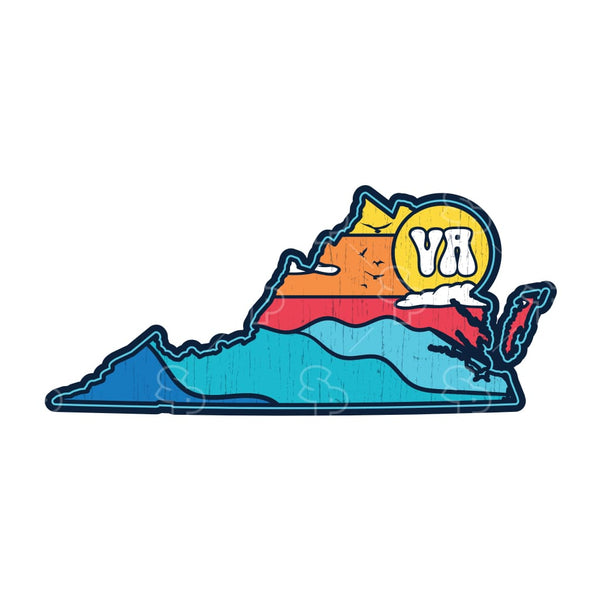 Sticker Pack | 11235 - Gradient Colors - Virginia