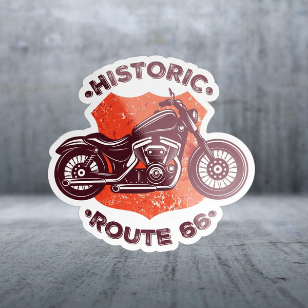 Sticker Pack | 11350 - Route 66 - Motorcycle Profile