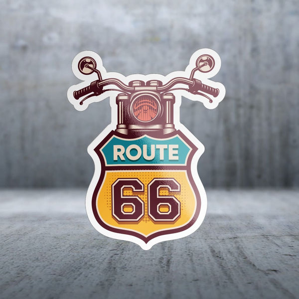 Sticker Pack | 11352 - Route 66 - Moto Tank Shield