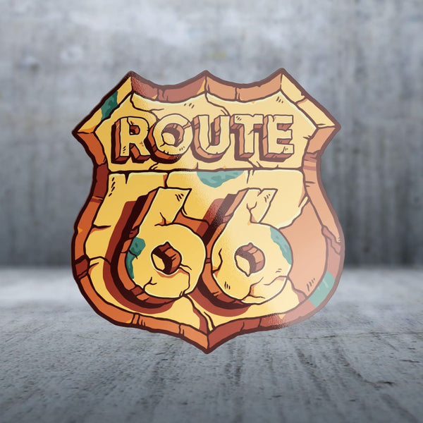 Sticker Pack | 11353 - Route 66 - Rock Shield