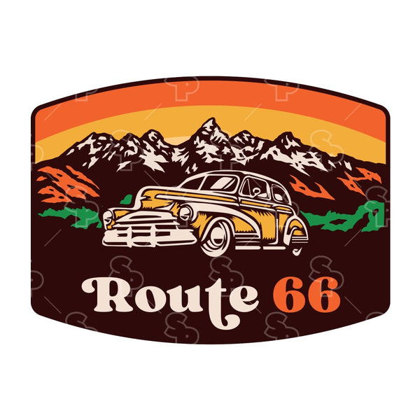 Sticker Pack | 11361 - Route 66 - Retro Classic