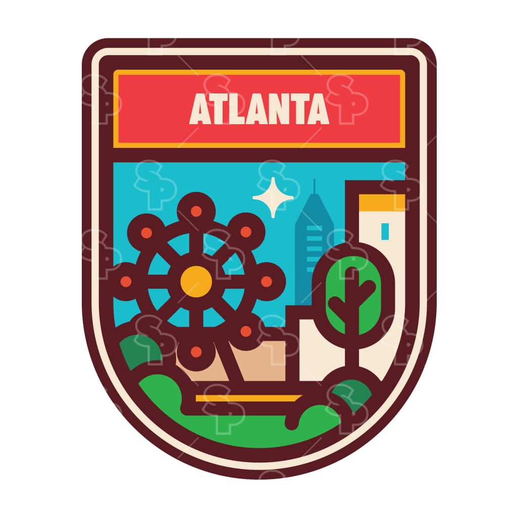 Sticker Pack | 11428 - Shield Lines - Atlanta