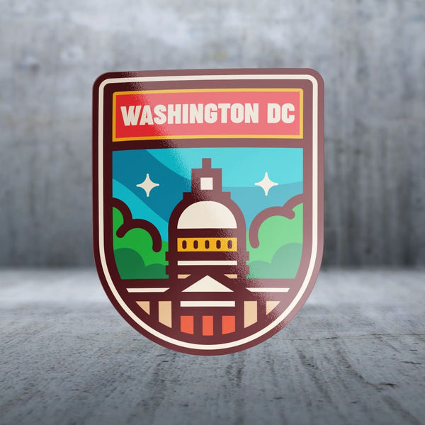 Sticker Pack | 11434 - Shield Lines - Washington DC
