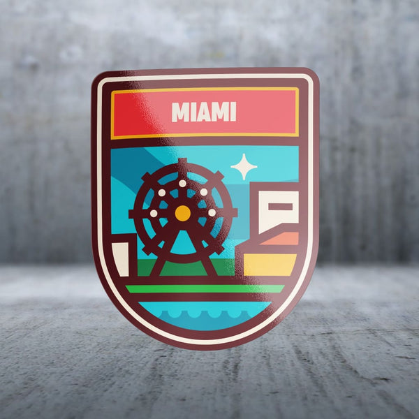 Sticker Pack | 11438 - Shield Lines - Miami