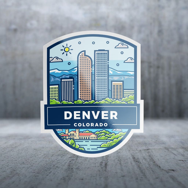 Sticker Pack | 11457 - Shield Banner - Denver
