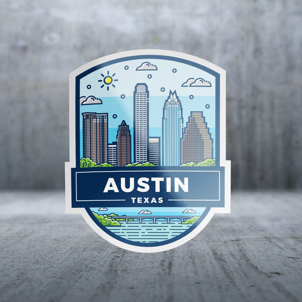 Sticker Pack | 11471 - Shield Banner - Austin