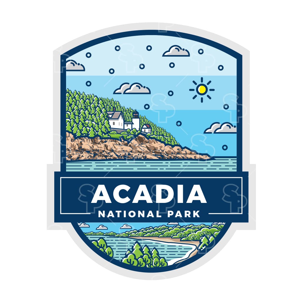 Sticker Pack | 11483 - Shield Banner - Acadia