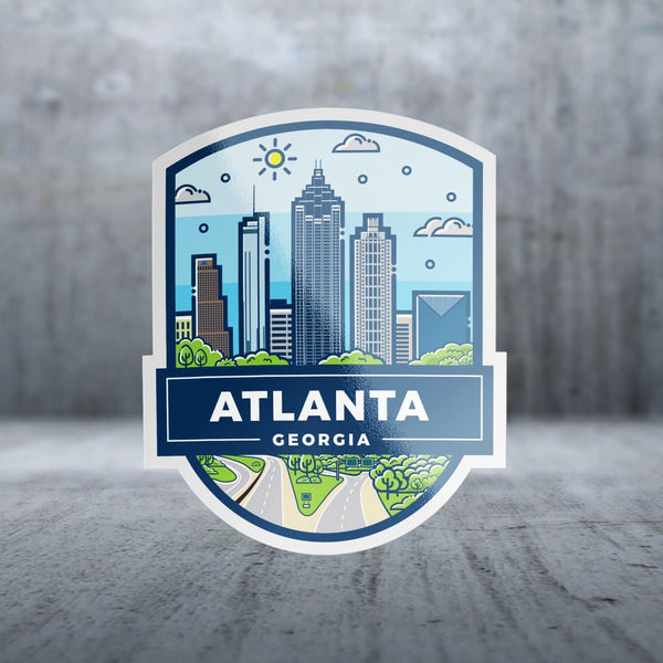 Sticker Pack | 11487 - Shield Banner - Atlanta