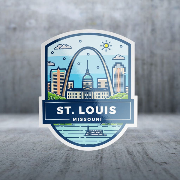 Sticker Pack | 11494 - Shield Banner - St. Louis
