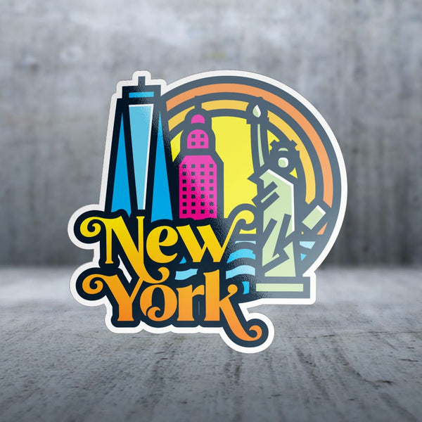 Sticker Pack | 11498 - Bright Text - New York